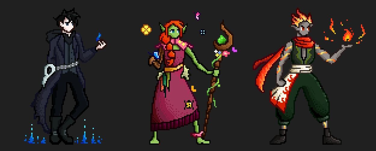 ArtStation - Fantasy Character Classes (Tournament of Magirus)