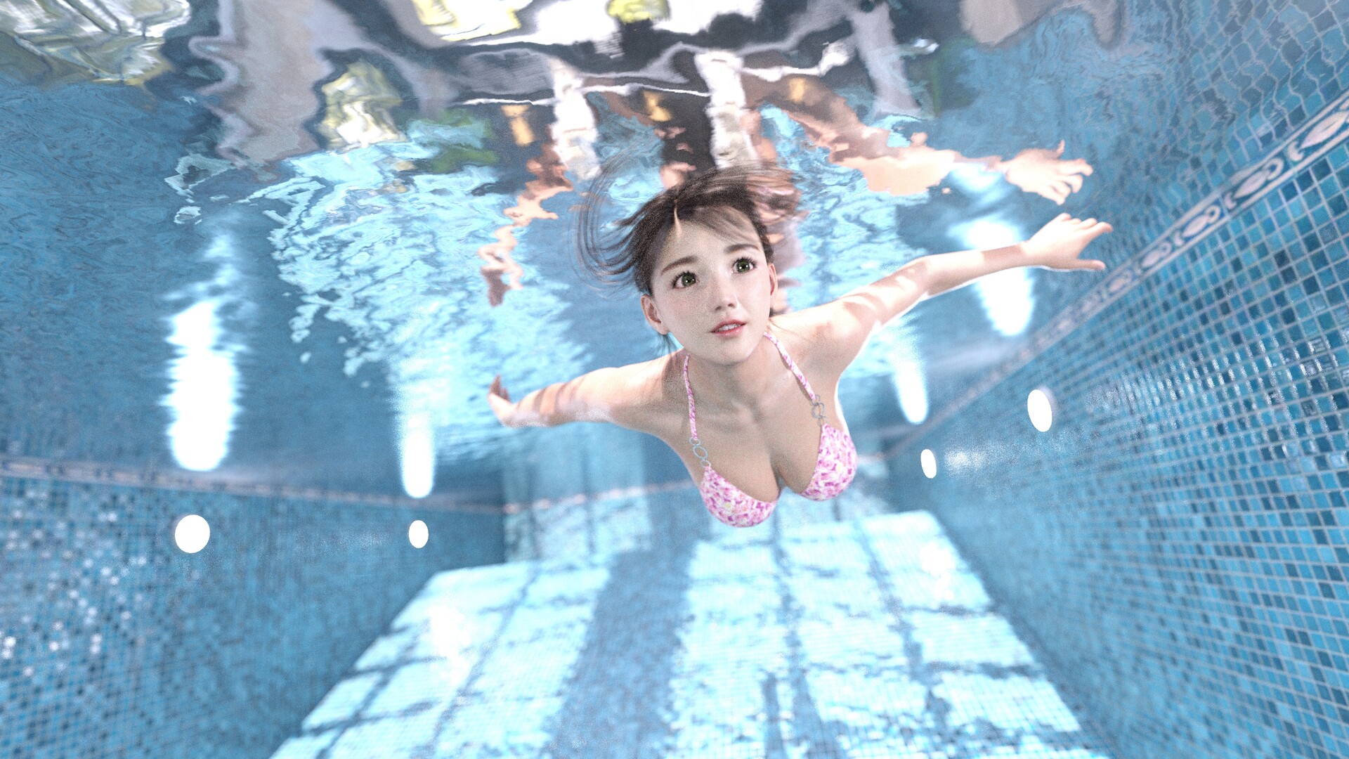 ArtStation - Under water girl