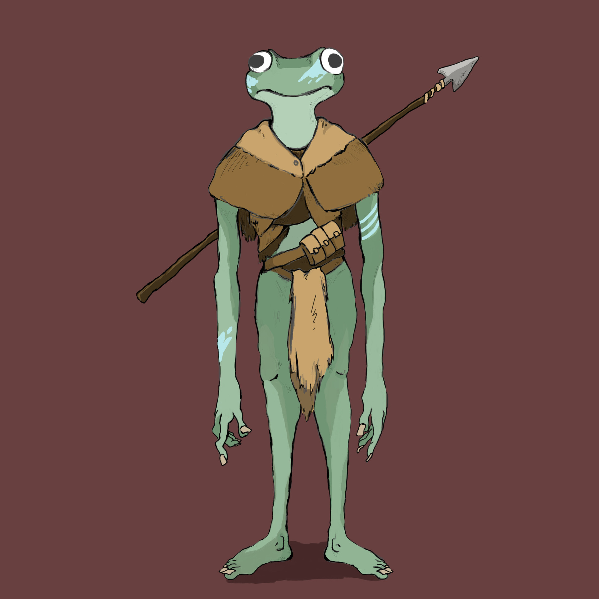 ArtStation - Frog Warrior