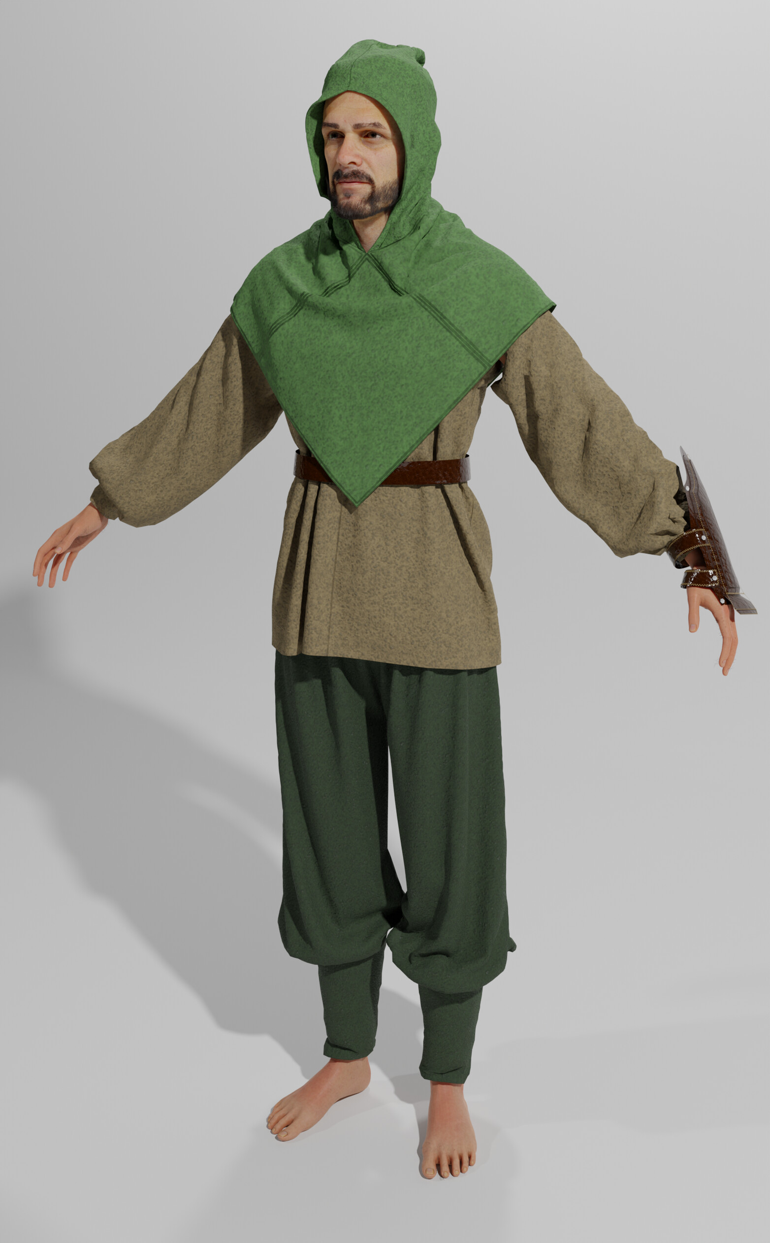 ArtStation - Medieval Costume Marvelous Designer