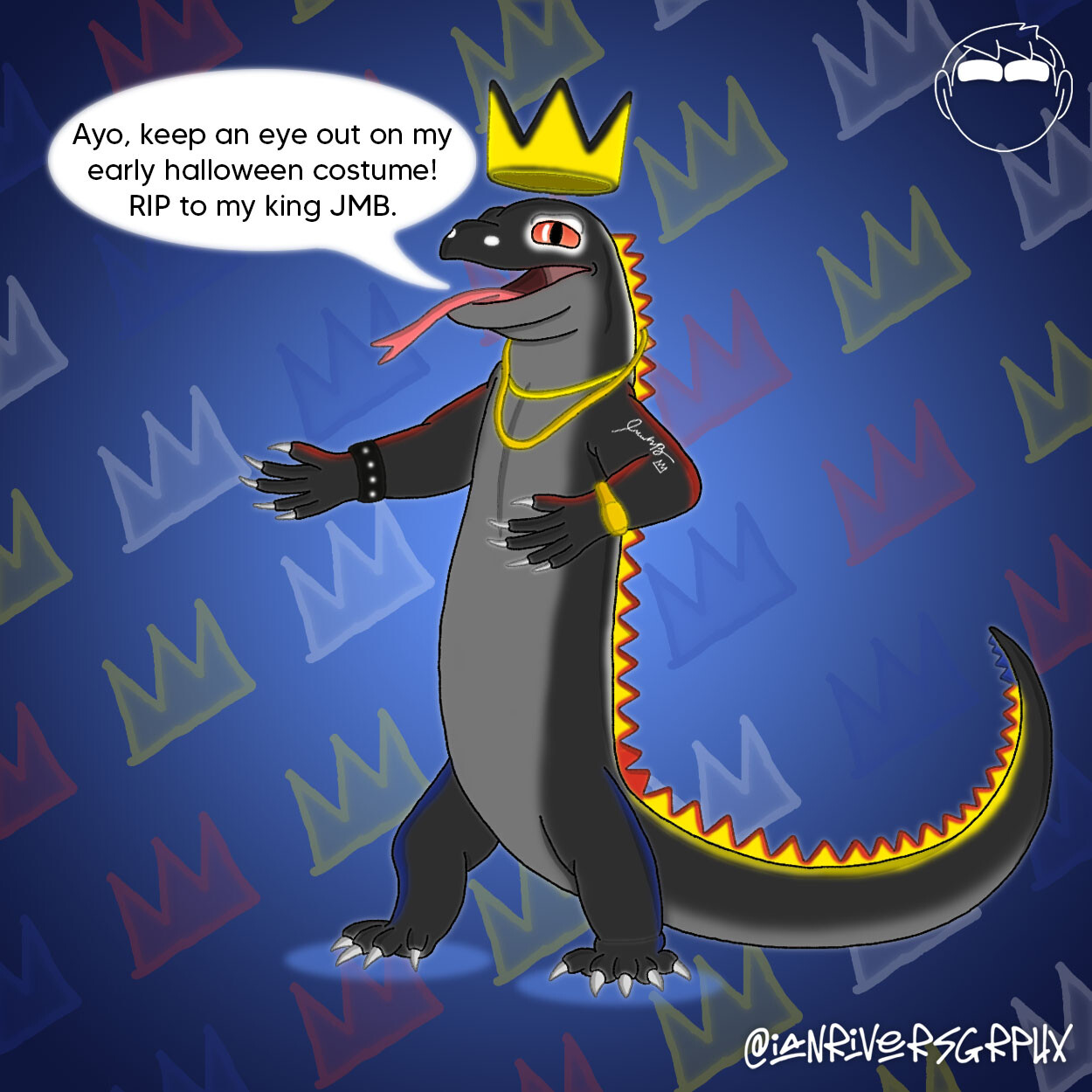 ArtStation - K-Rex (inspired by Jean Michel Basquiat)