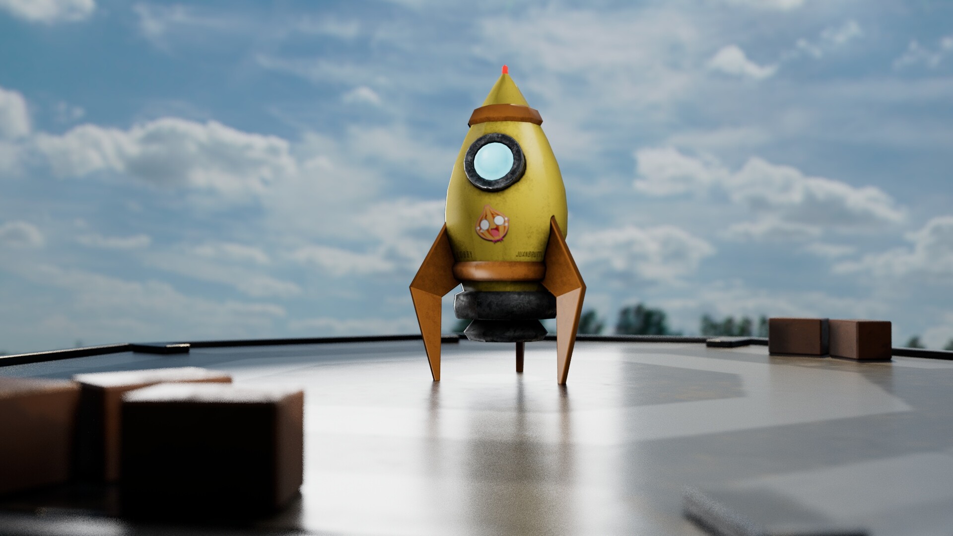 Juan Brutti - LowPoly Space Rocket for Unity