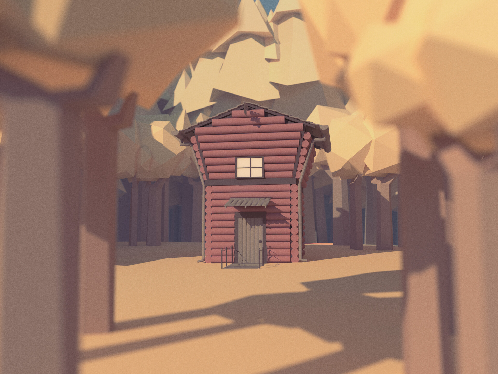 ArtStation - LowPoly Cabin for Unity