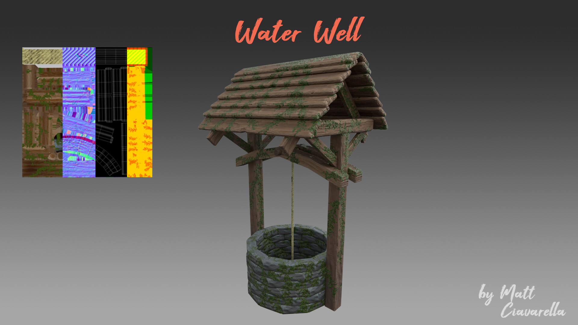 ArtStation - Stylized Water Well