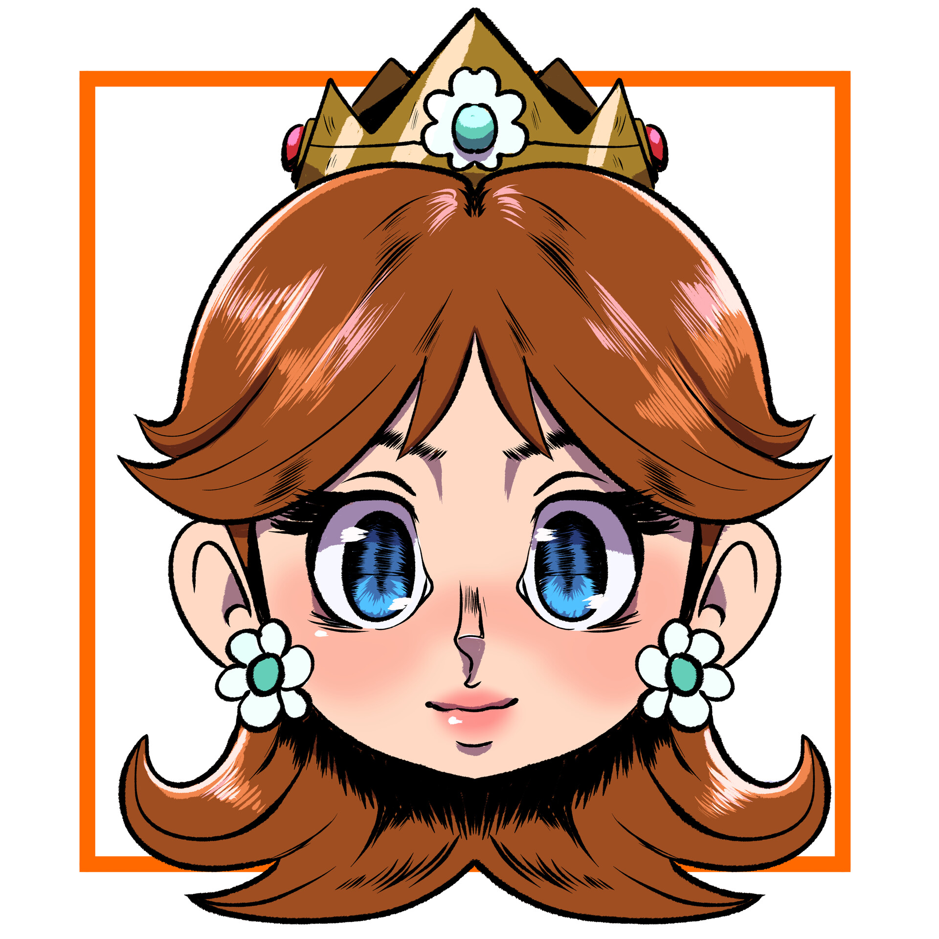 ArtStation - Daisy: chibi head icon