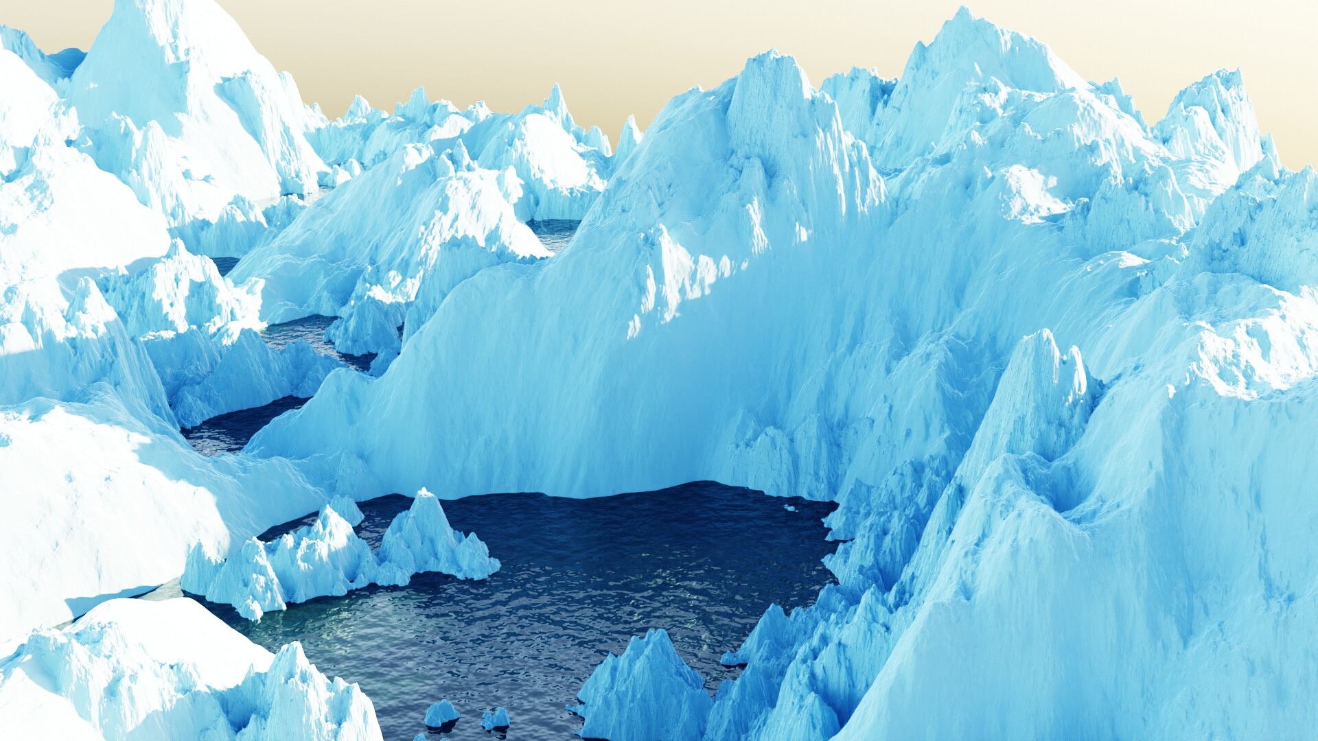 ArtStation - ice environment CGI