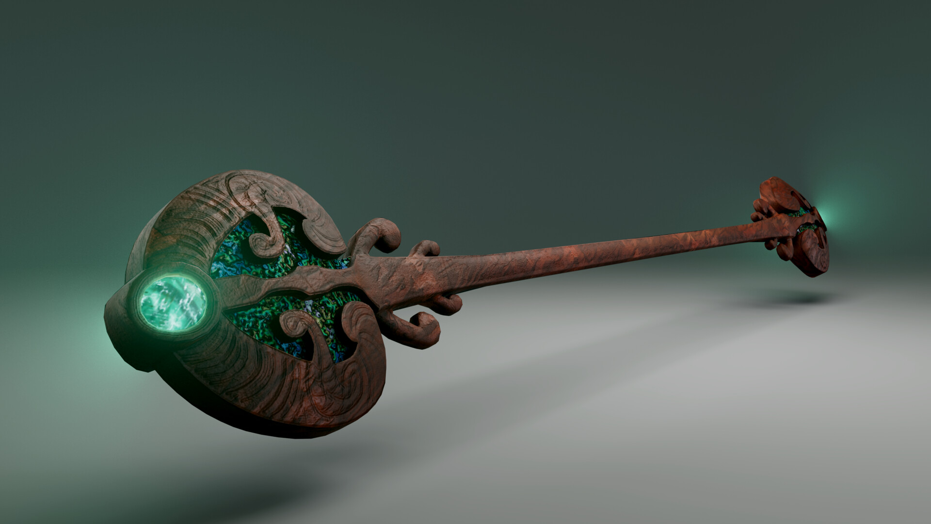 ArtStation - Māori-Inspired Wooden Double Hammer