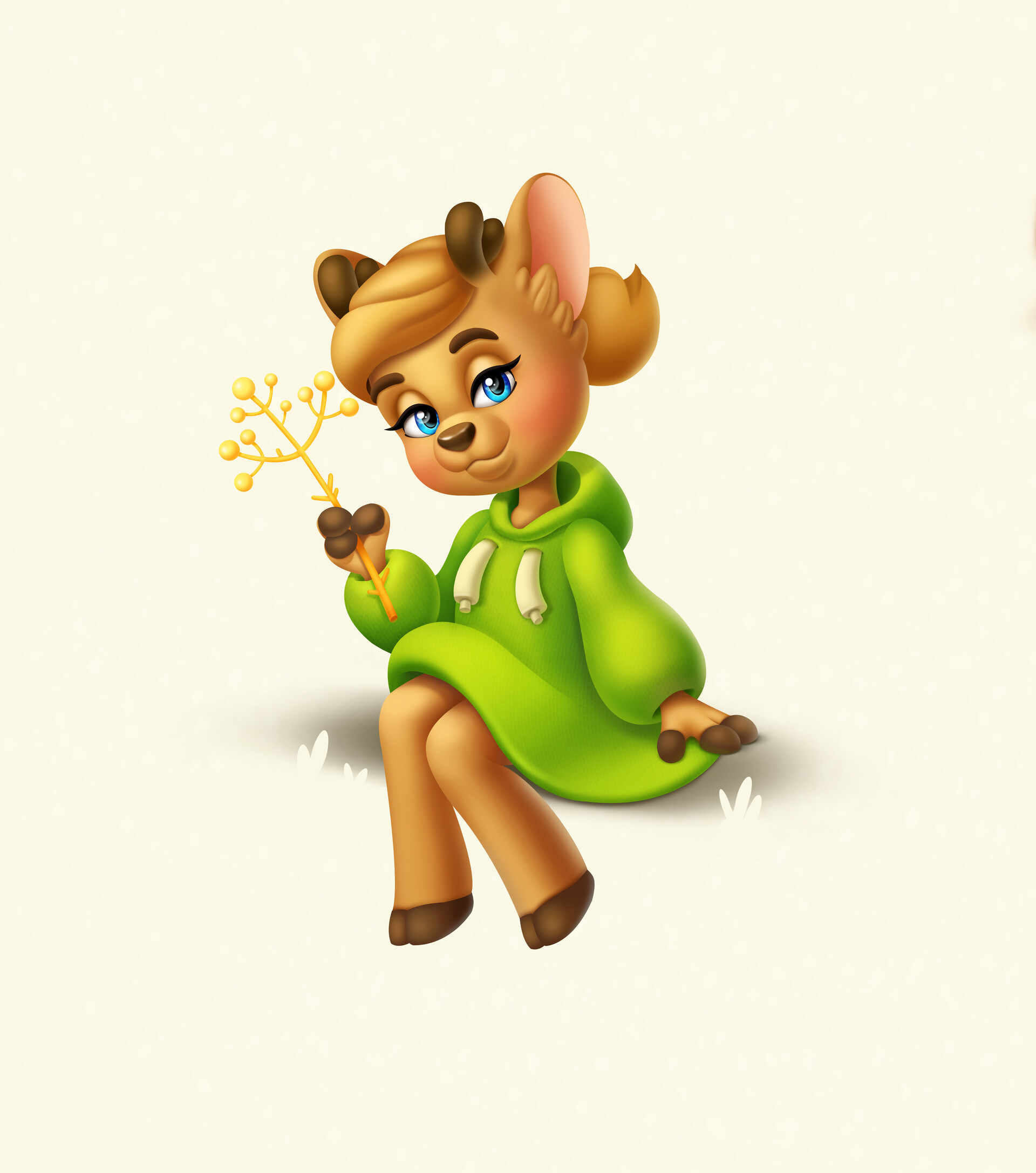 ArtStation - deer girl