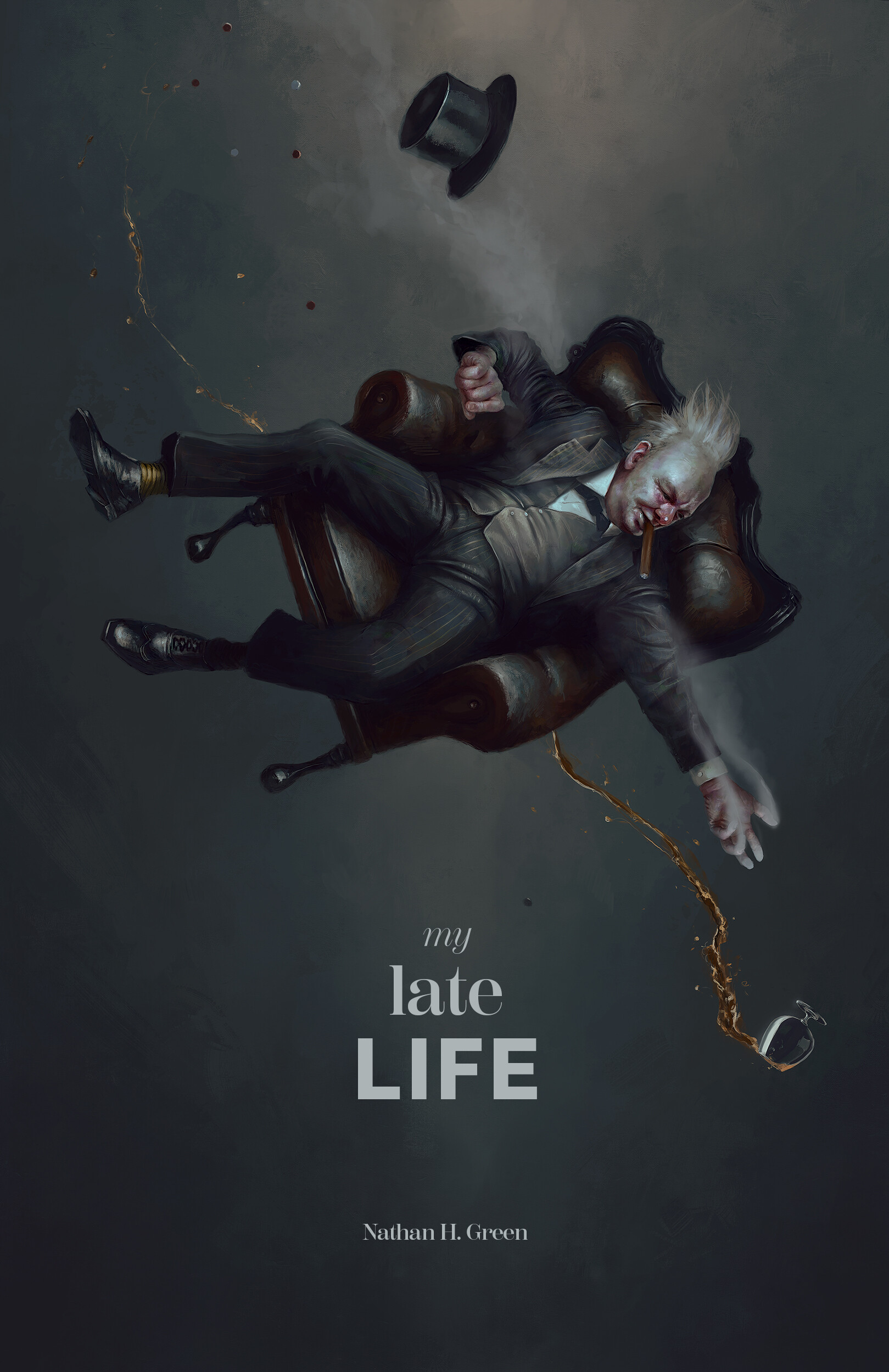 ArtStation - My Late Life - Book Cover