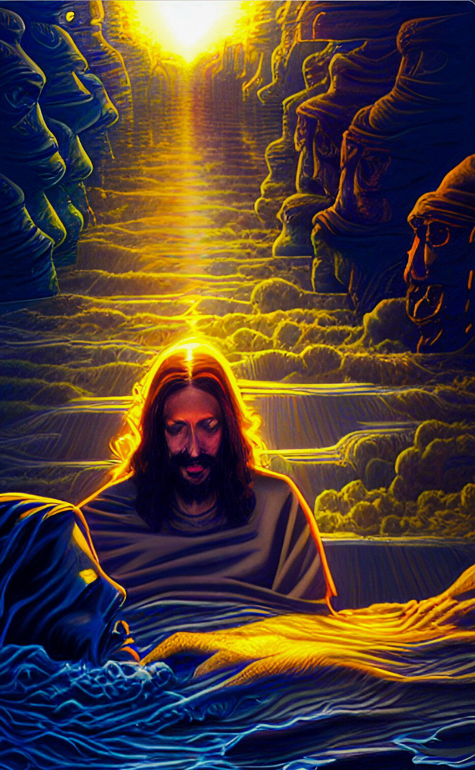 ArtStation - Jesus Baptizing