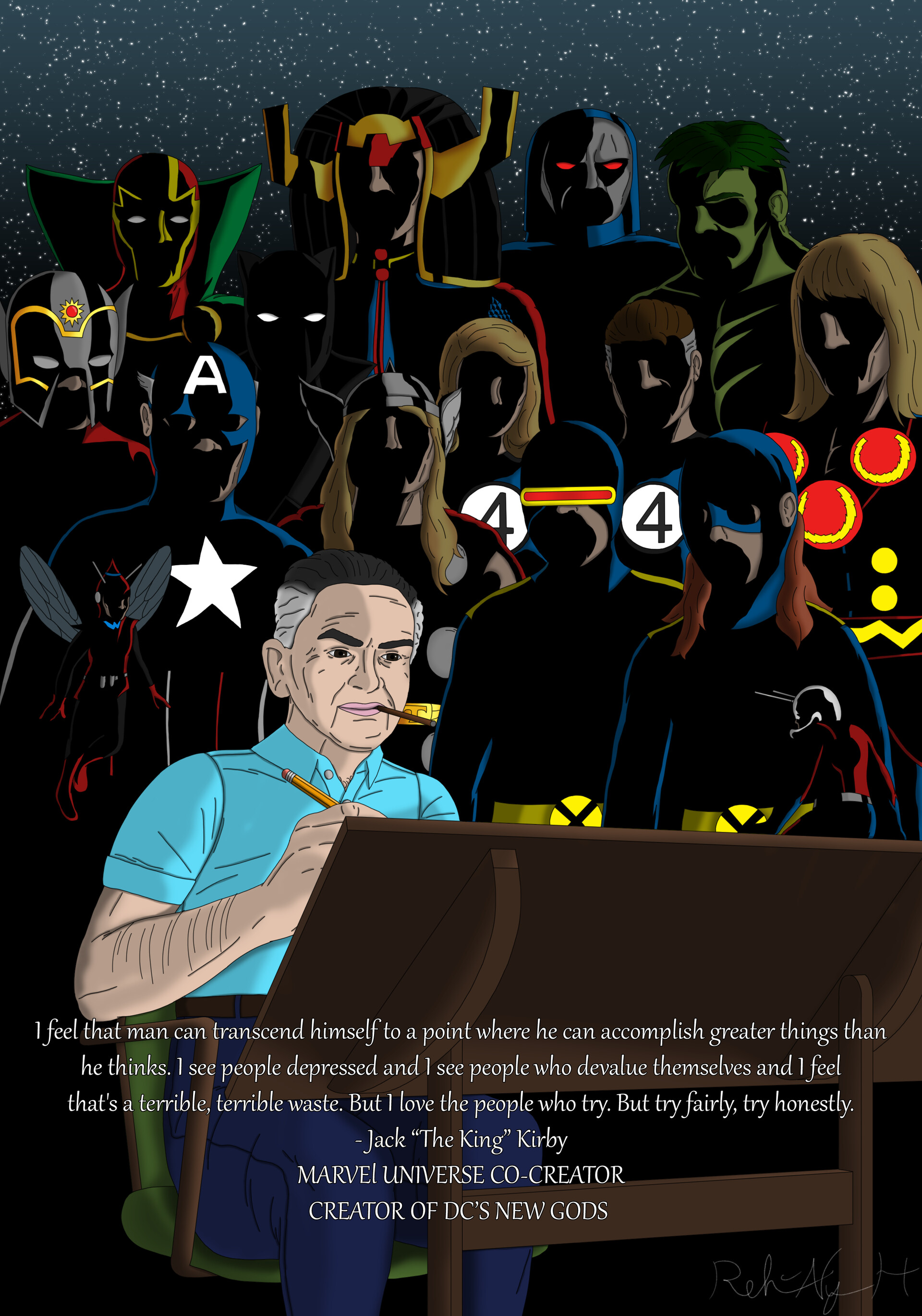 Robin Nygren - Belated Jack Kirby-Tribute