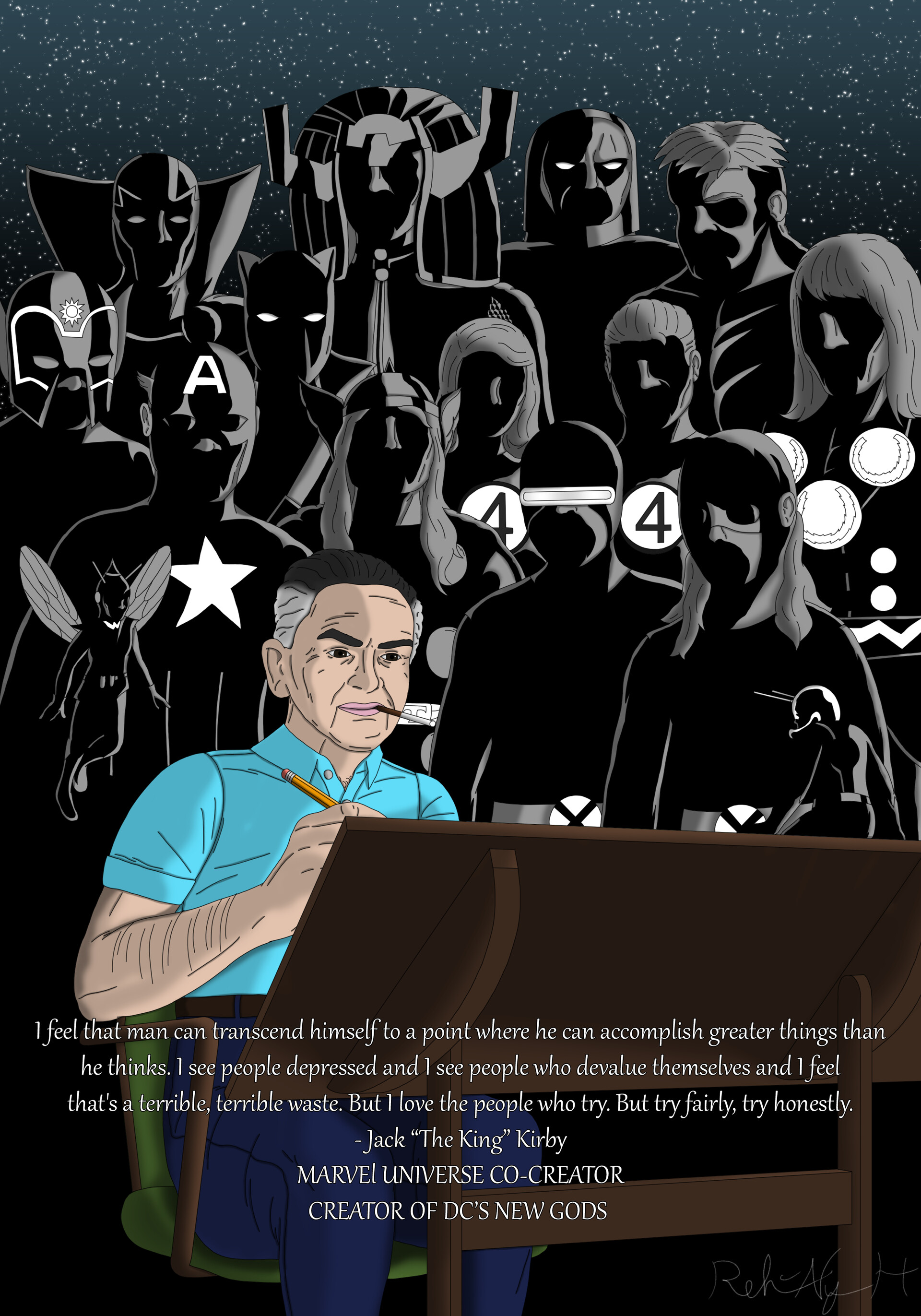 Robin Nygren - Belated Jack Kirby-Tribute