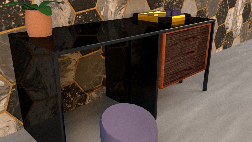 ArtStation - table and mirror