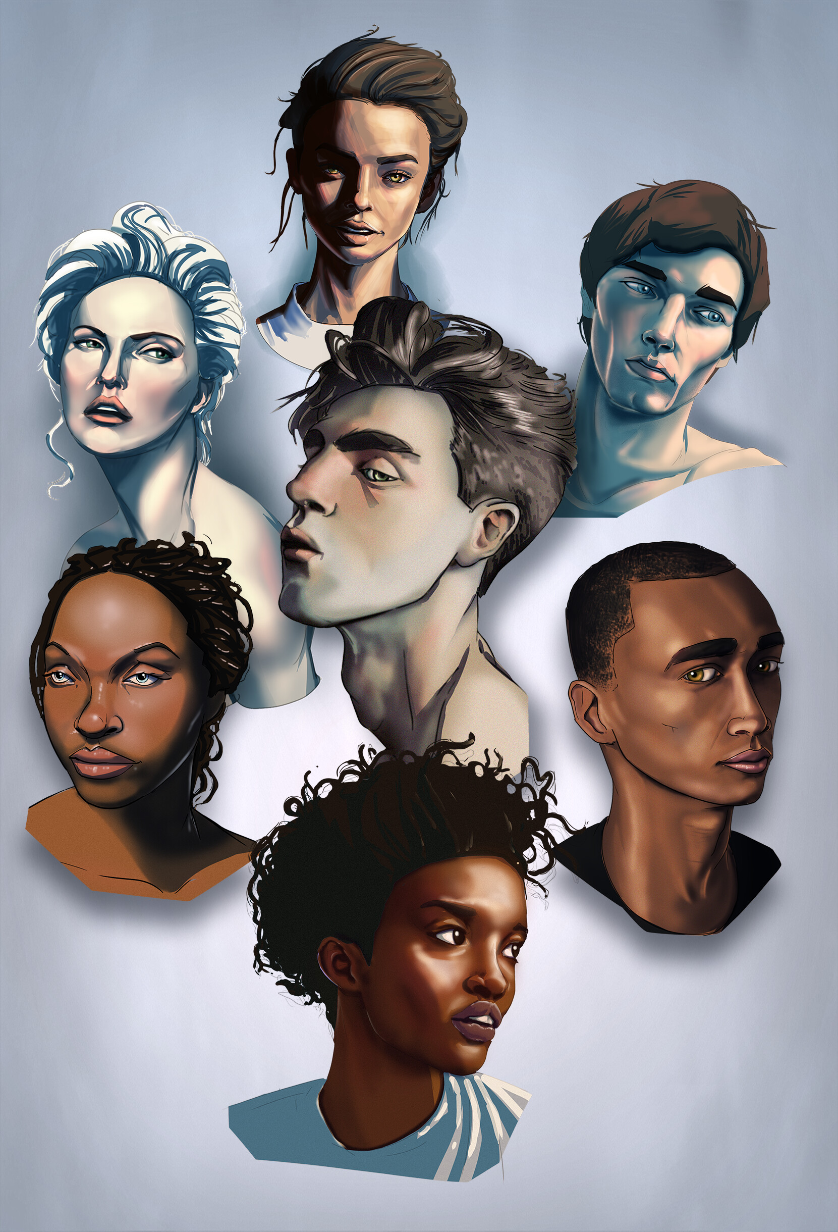 ArtStation - Face Studies