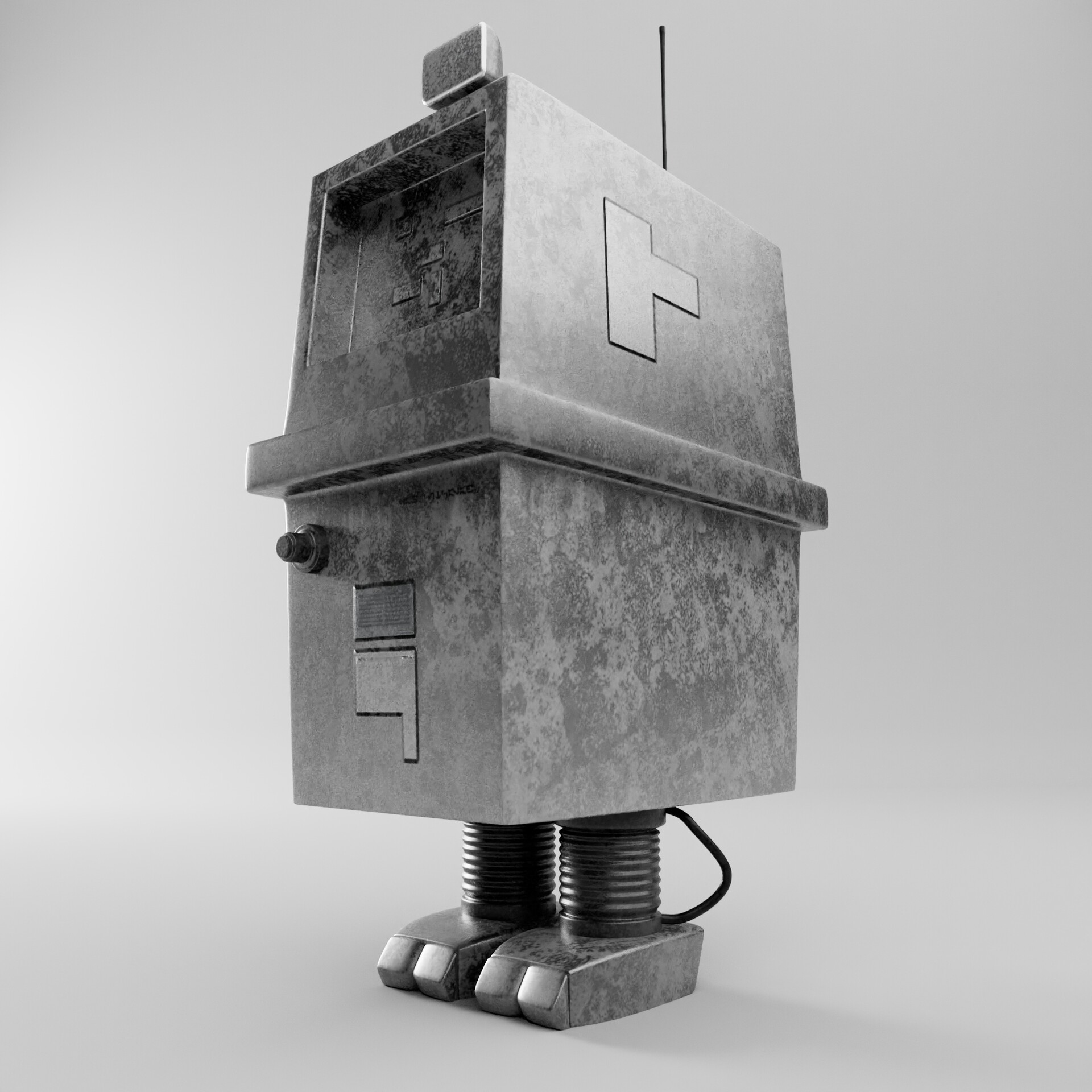 Michael Tiedtke - "Gonk Droid" model in Maya