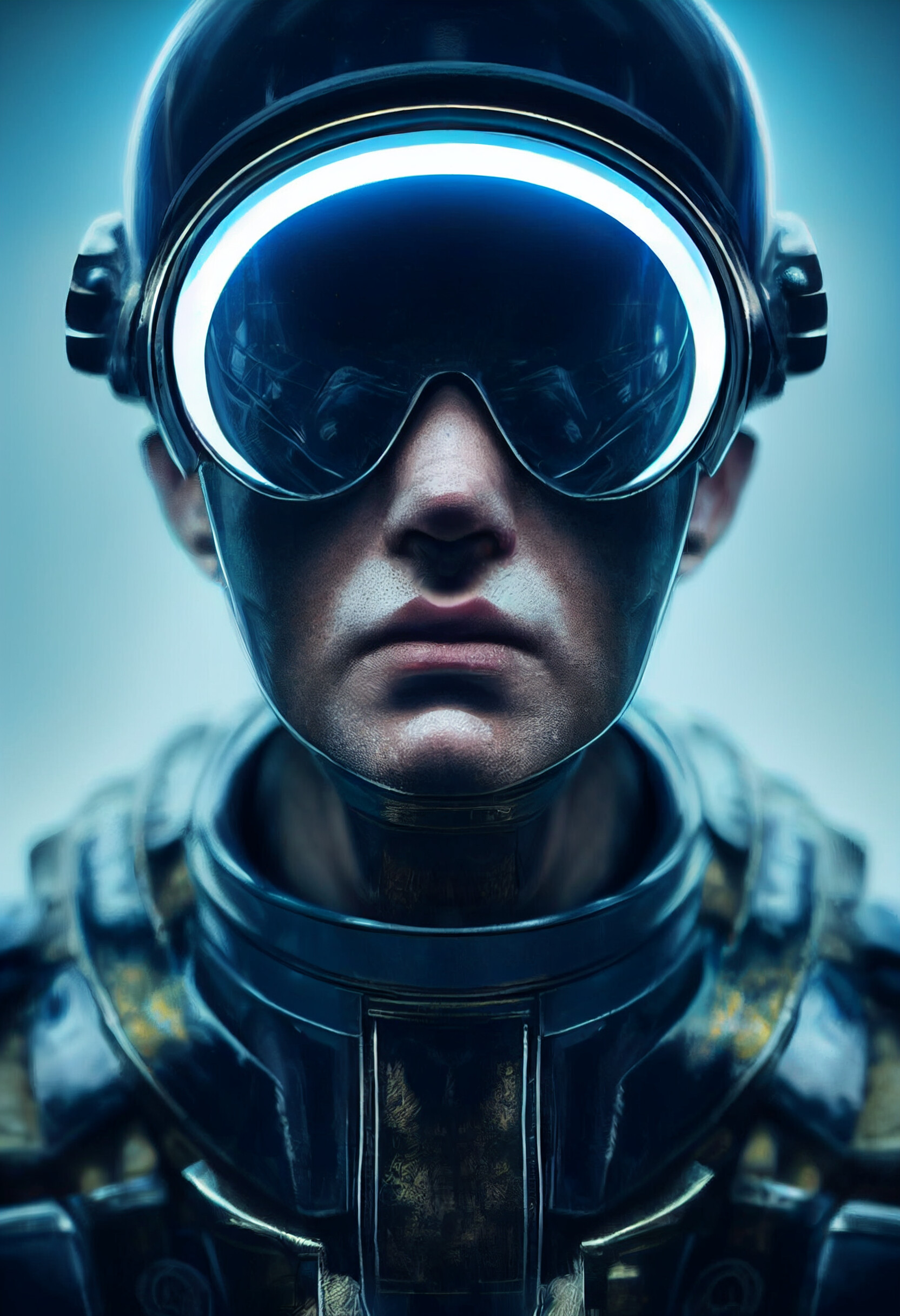 ArtStation - Space Pilot Portrait 2