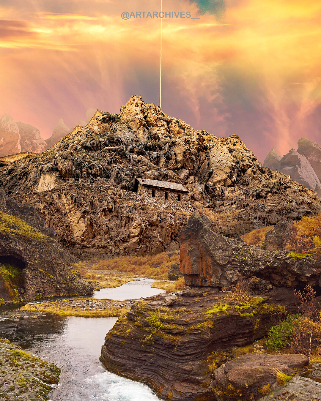 ArtStation - Rock Home