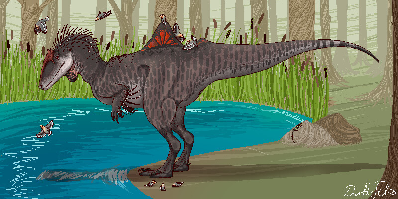 ArtStation - PaleoPixelart - Concavenator corcovatus