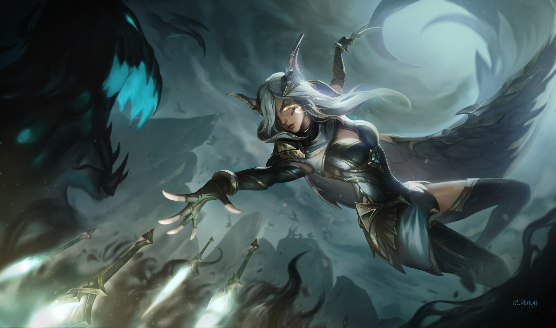 ArtStation - 【League of Legends】Sentinel Xayah 【英雄联盟】逆羽-霞-光明哨兵