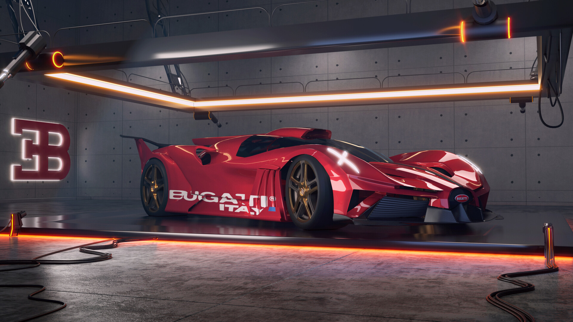 ArtStation - Bugatti bolide