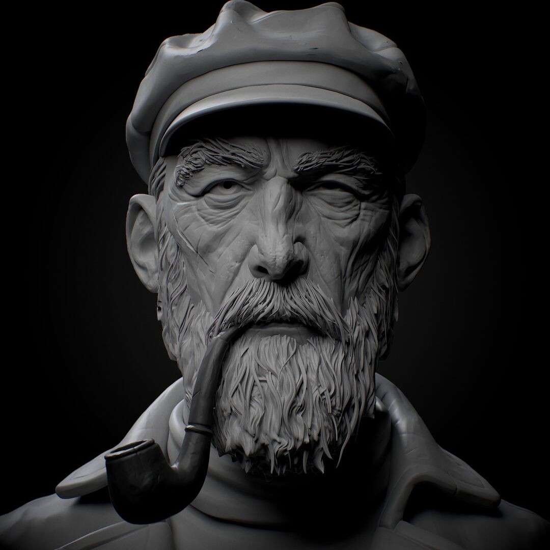 ArtStation - 3D Sculpture study