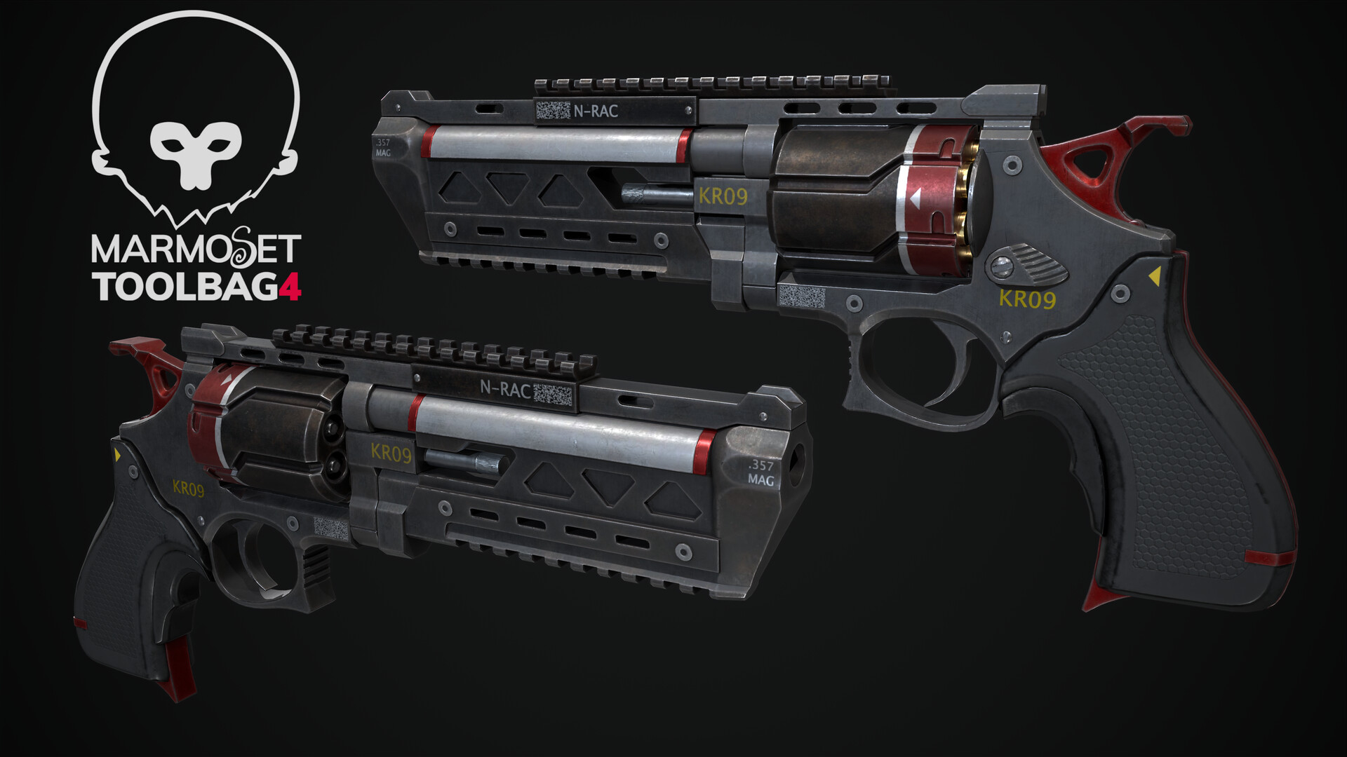 ArtStation - Power Revolver R4 Game Asset