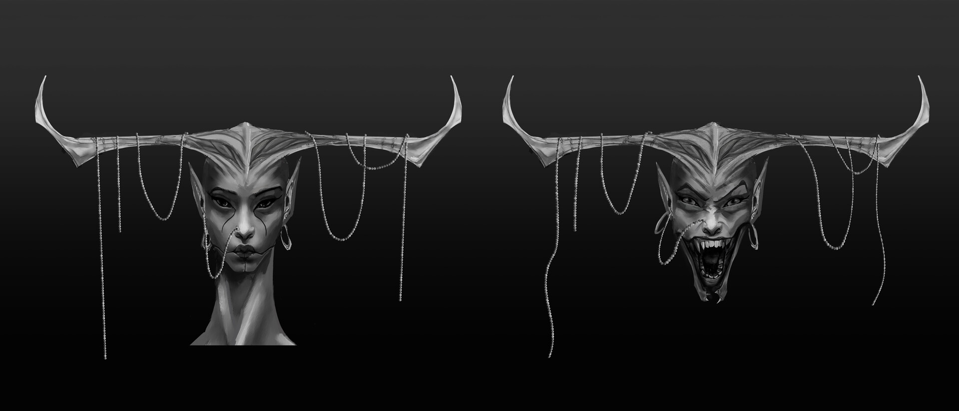 ArtStation - Creature head design