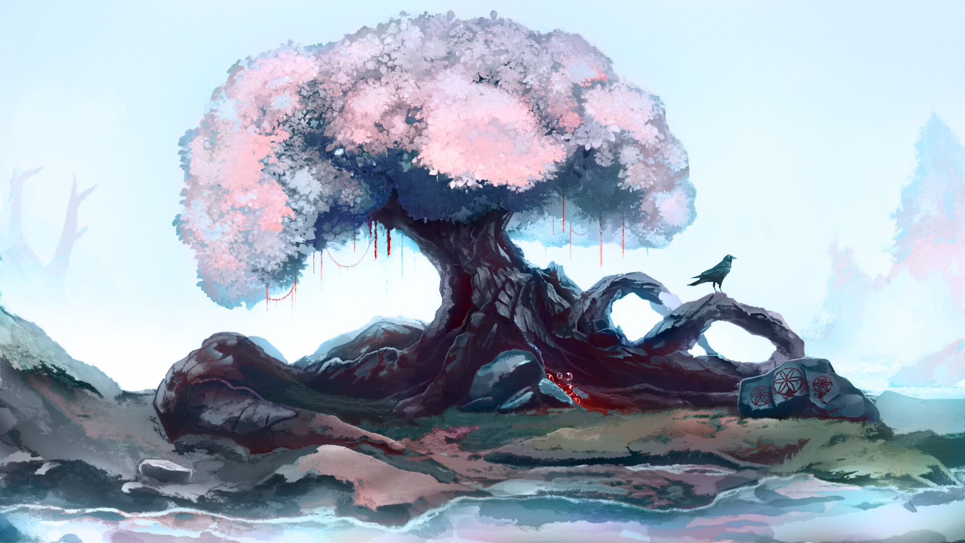 ArtStation - Morgan le Fay Cursed Tree