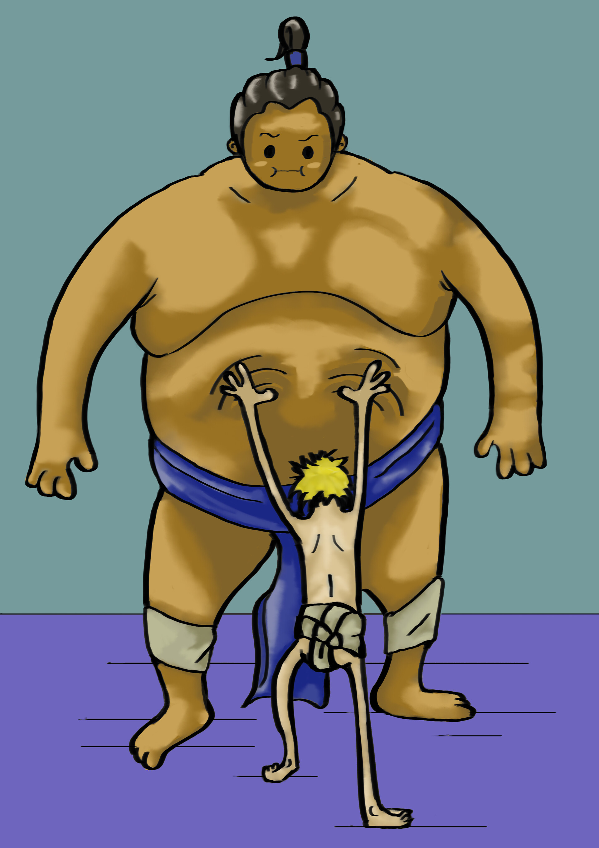 ArtStation - Sumo Fight