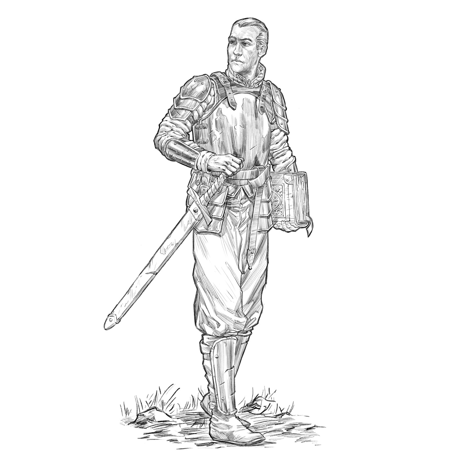 Raphael Lucchini - Interior art for "Darkblade Protector" book by Andy ...