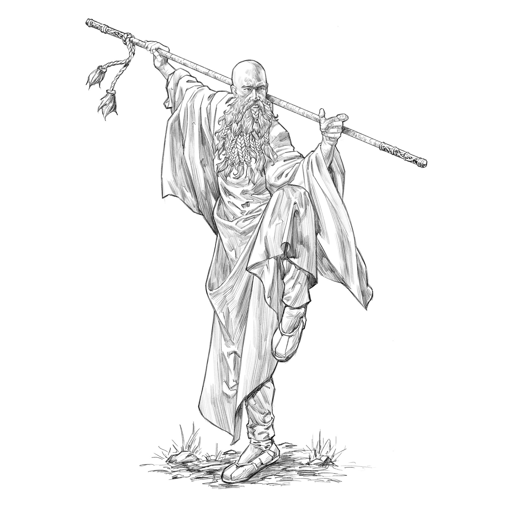 ArtStation - Interior art for "Darkblade Slayer" book by Andy Peloquin