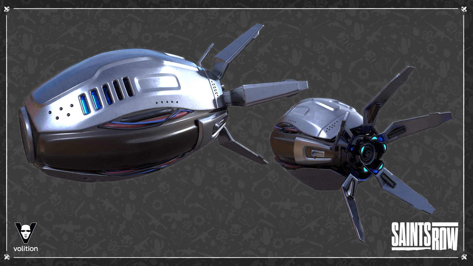 Saints Row 4 Logo Render