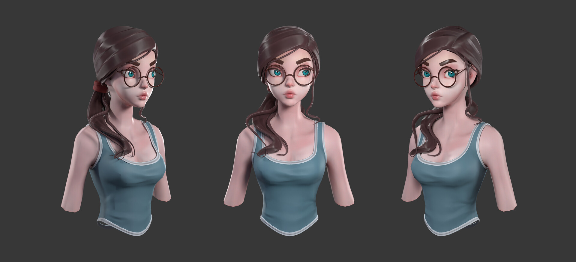 ArtStation - stylized character portrait