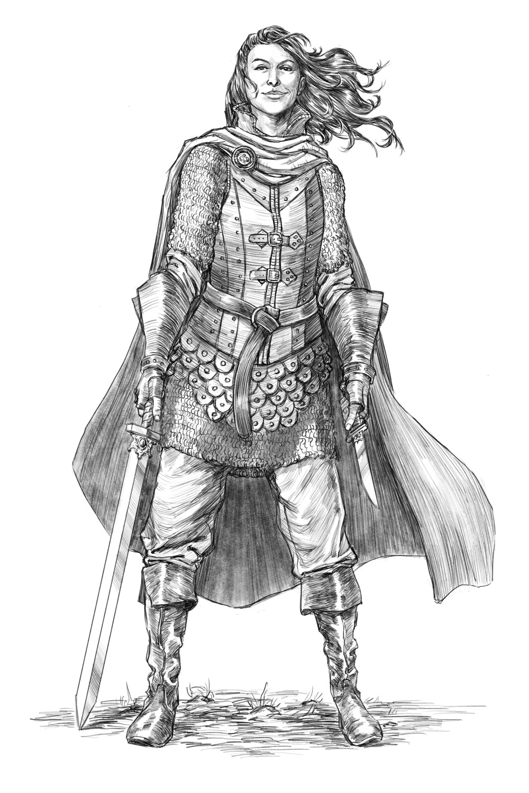 Raphael Lucchini - Interior art for "Darkblade Savior" book by Andy ...