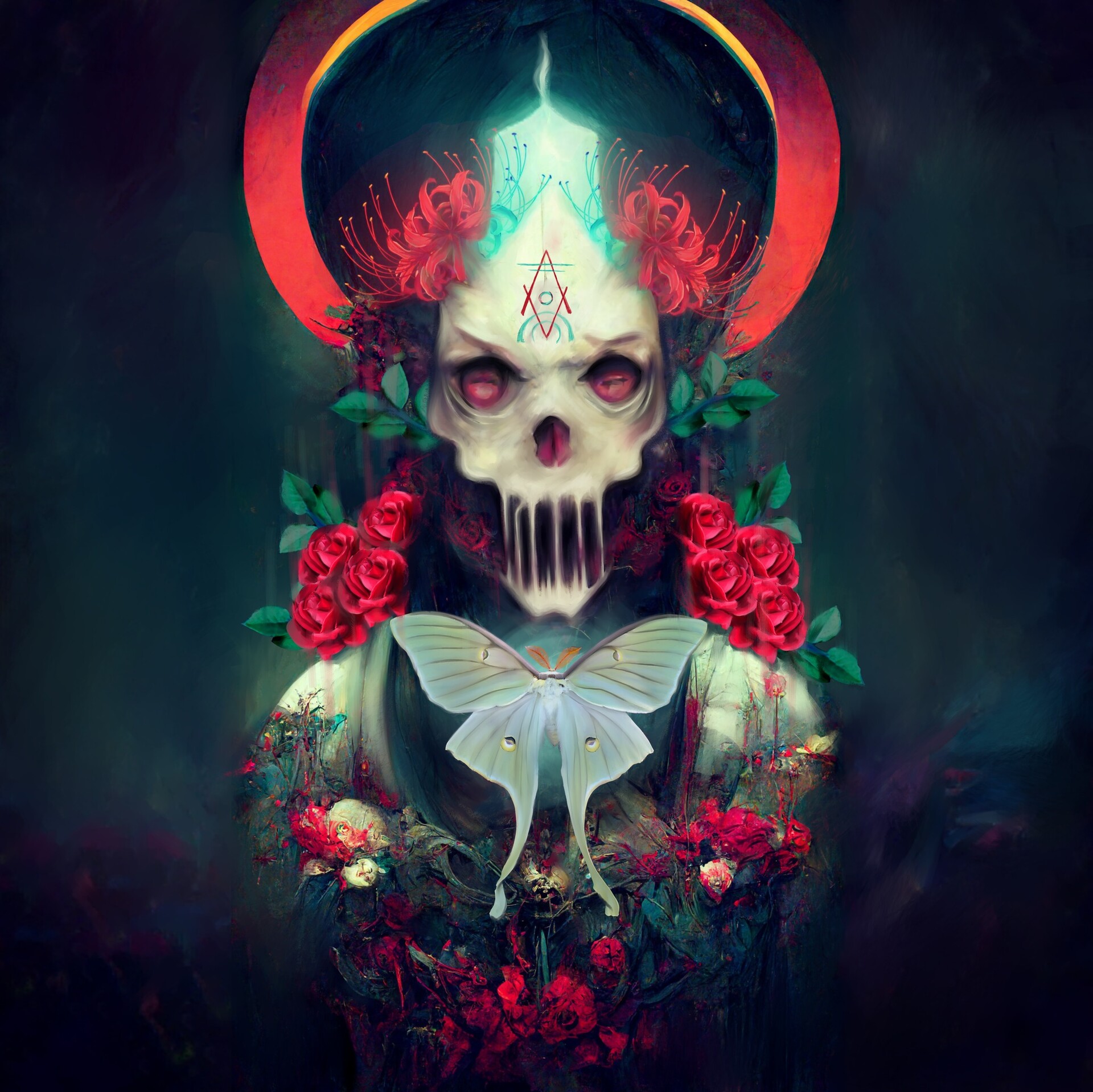 ArtStation - Sleep paralysis demon - paintover