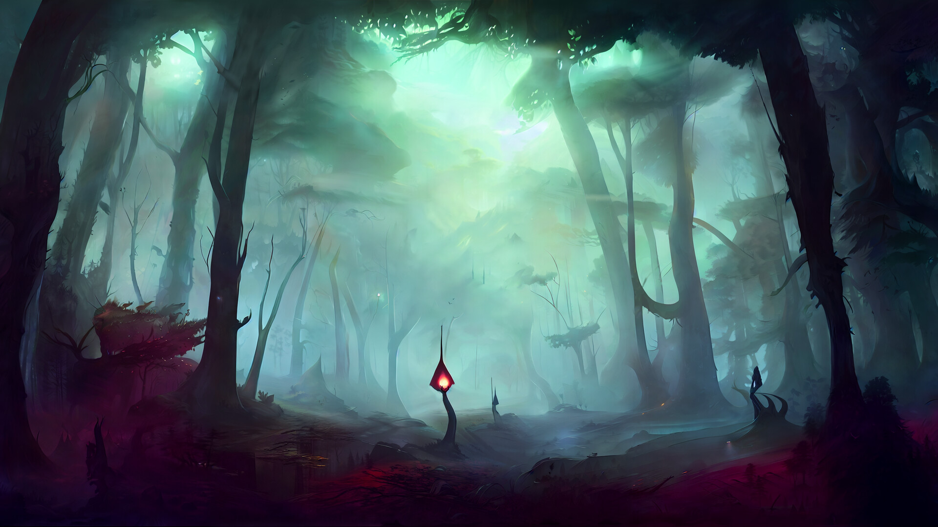 ArtStation - Lampshade Forest