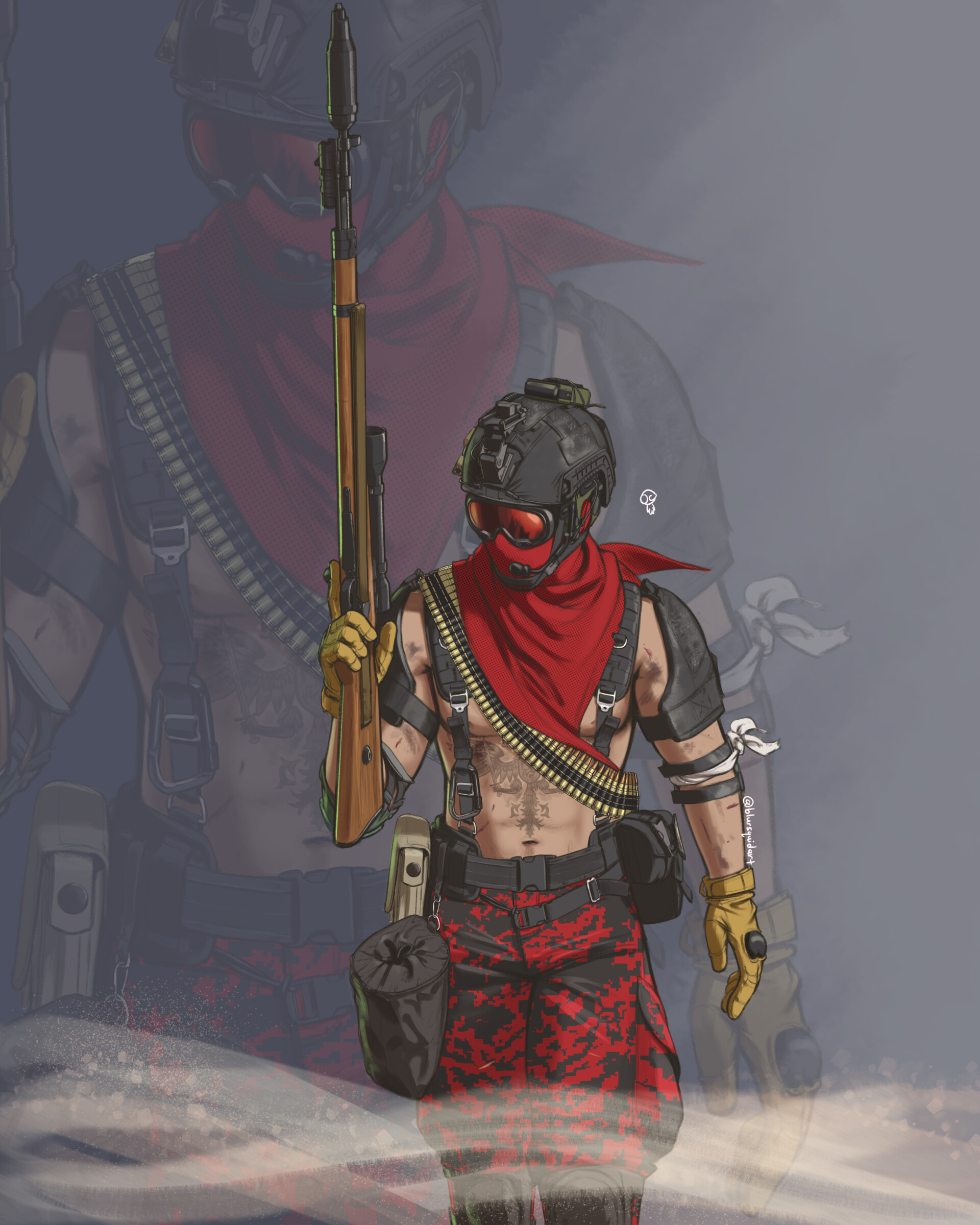 ArtStation - Kreuger (Firestarter) MW19 - Commission