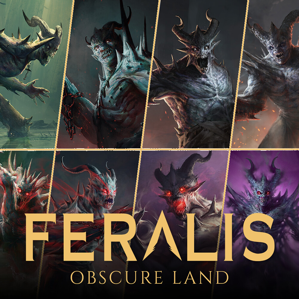 ArtStation - Feralis Obscure Land - Marall Set