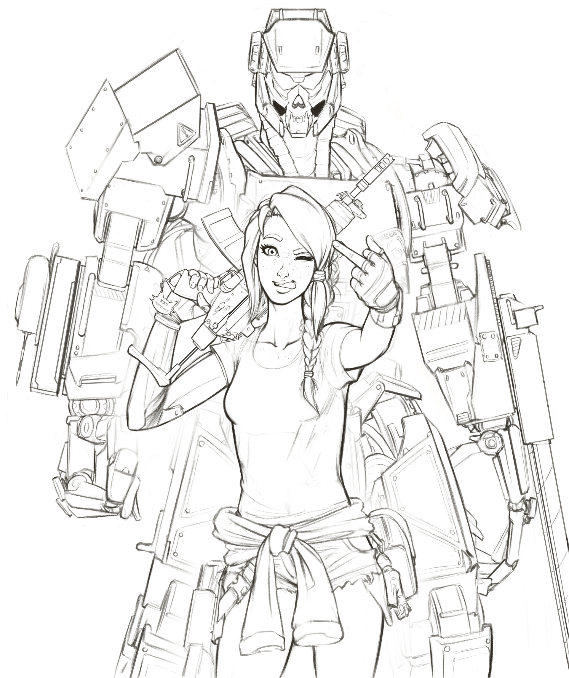 real steel ambush coloring pages