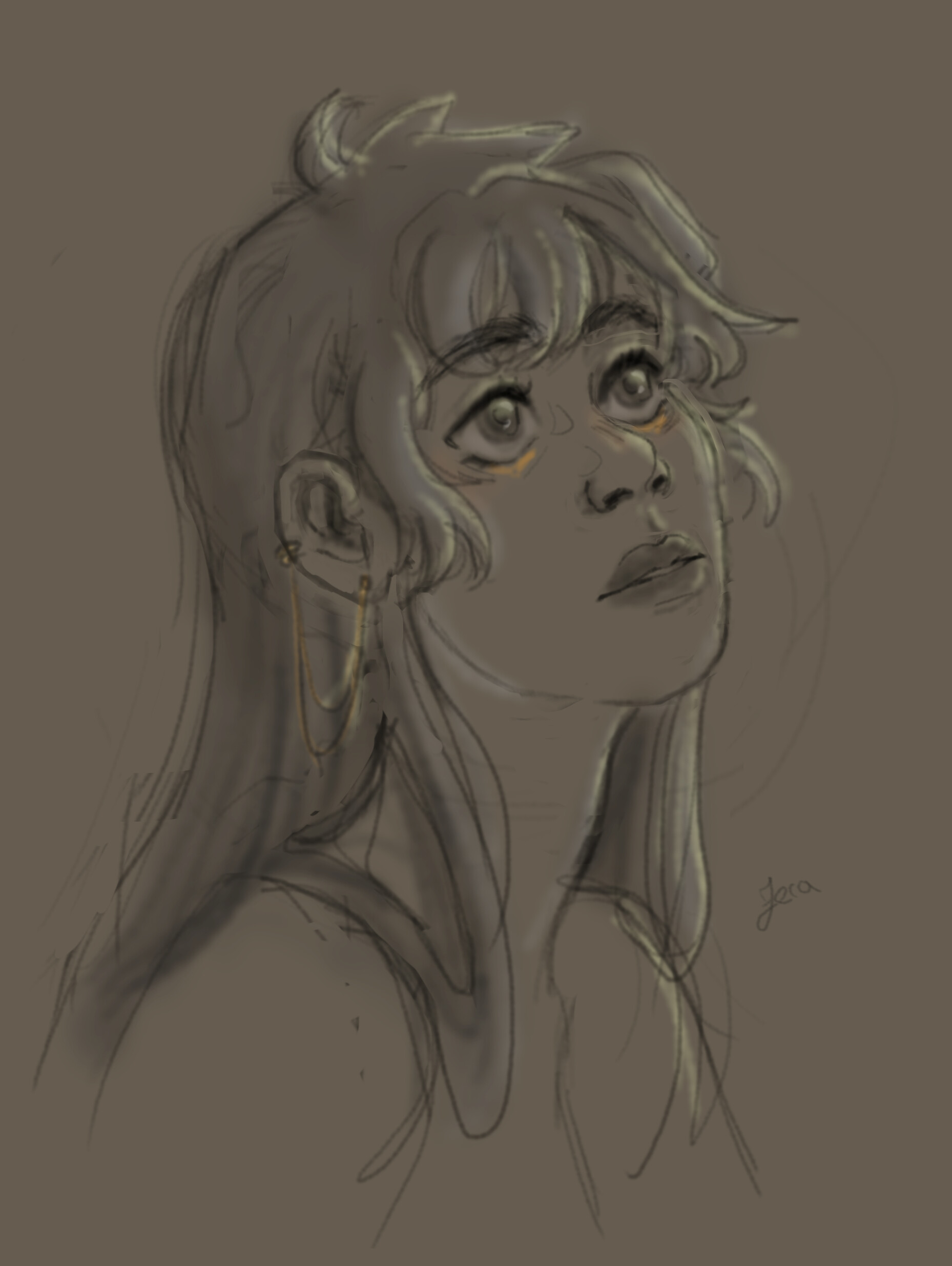 ArtStation - blurry digital sketch