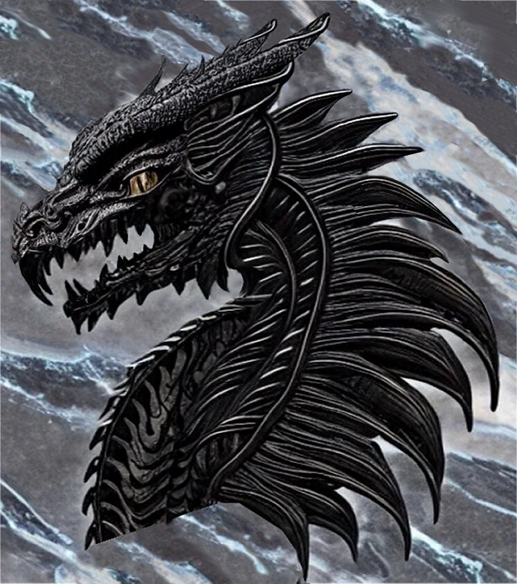 ArtStation - Stylized Shadow Dragon