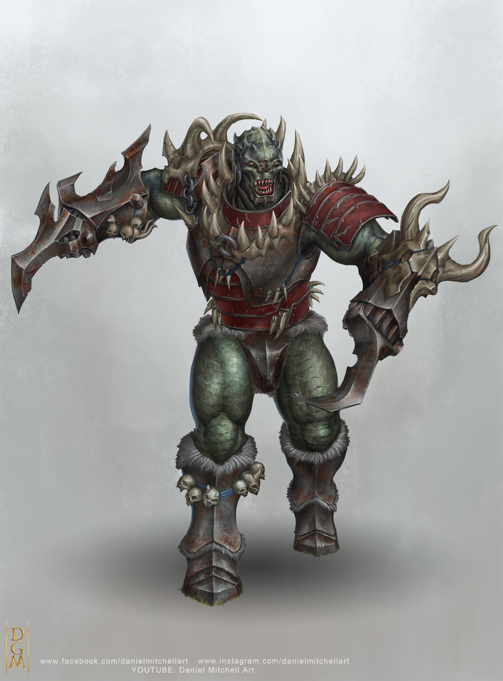 Daniel Mitchell - Fantasy Character Designs 1