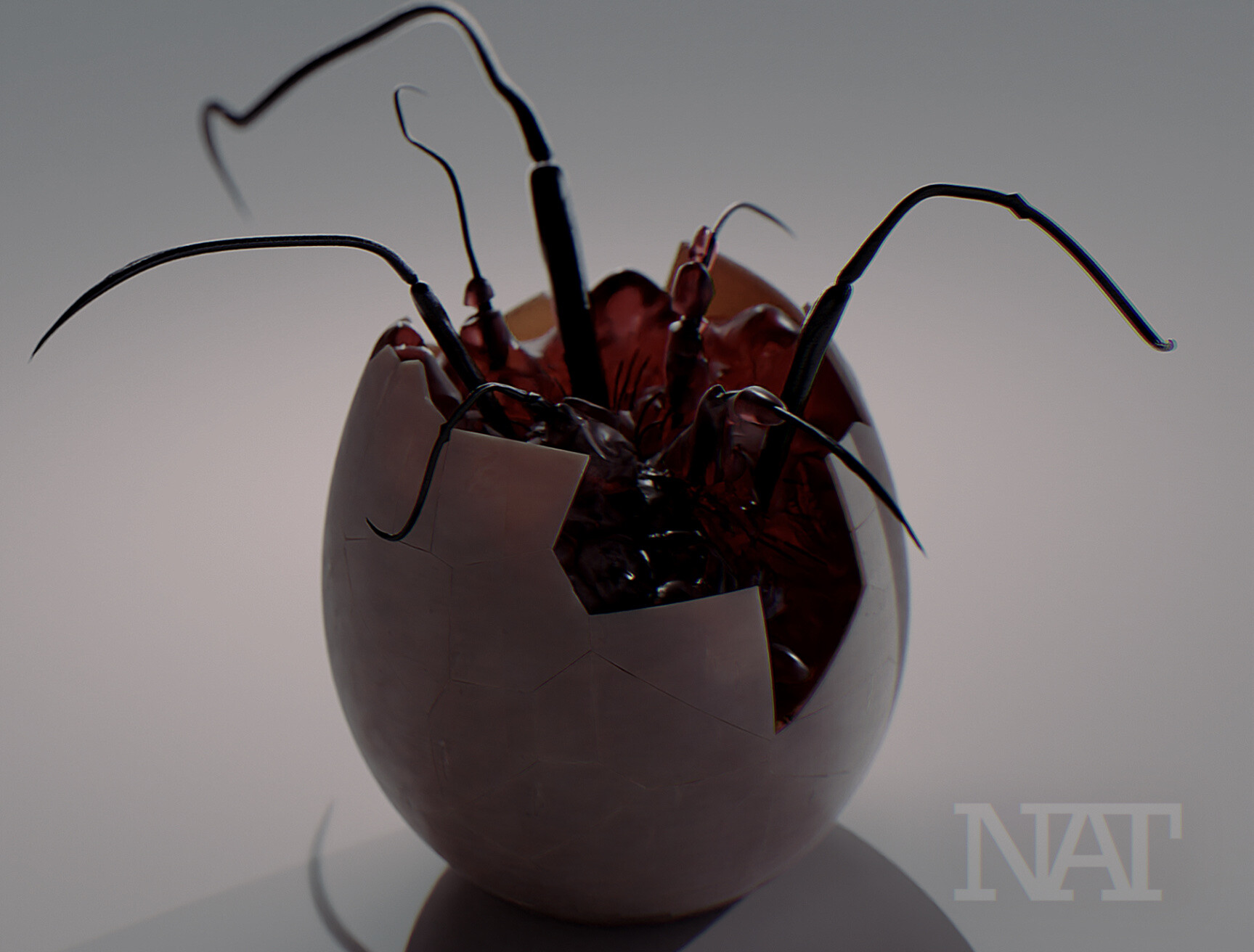 ArtStation - Alien space egg inspired CBaileyFilm