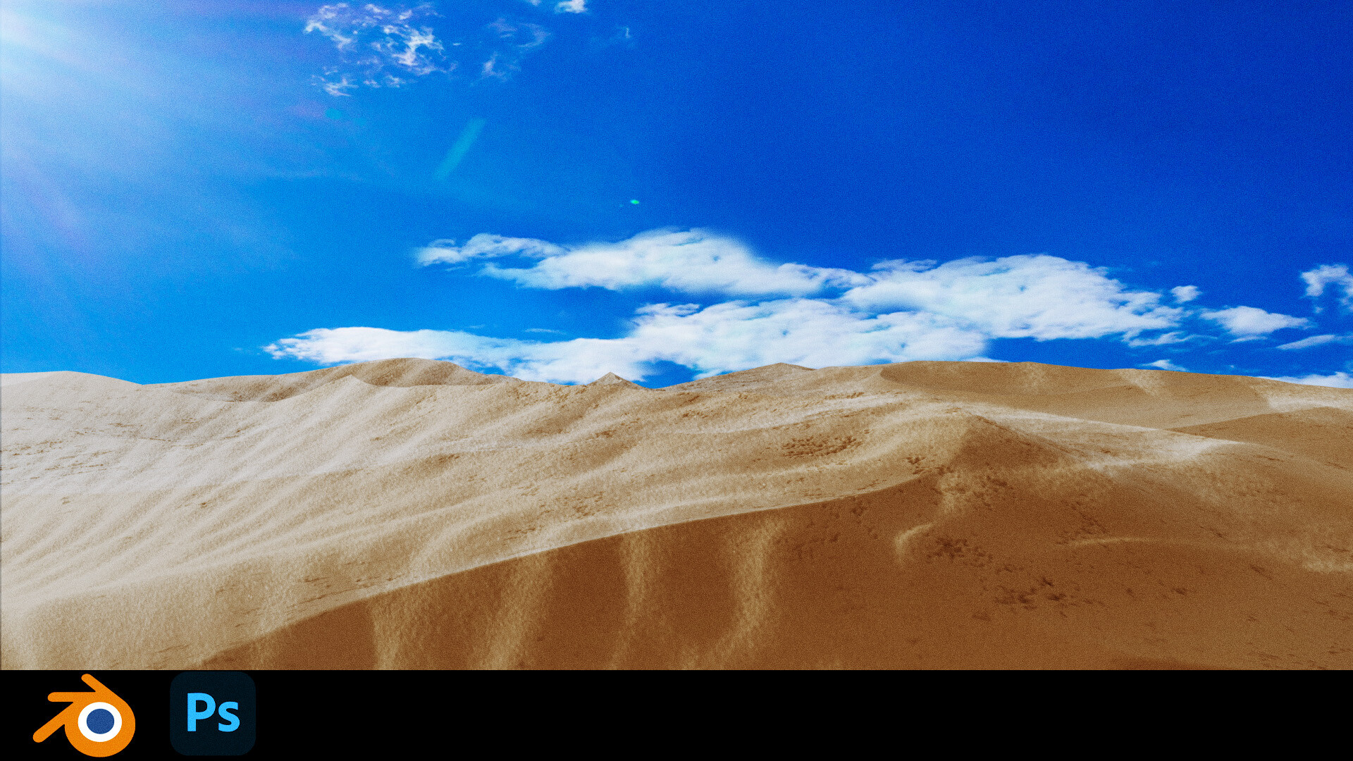 ArtStation - 3D DESERT SCENE