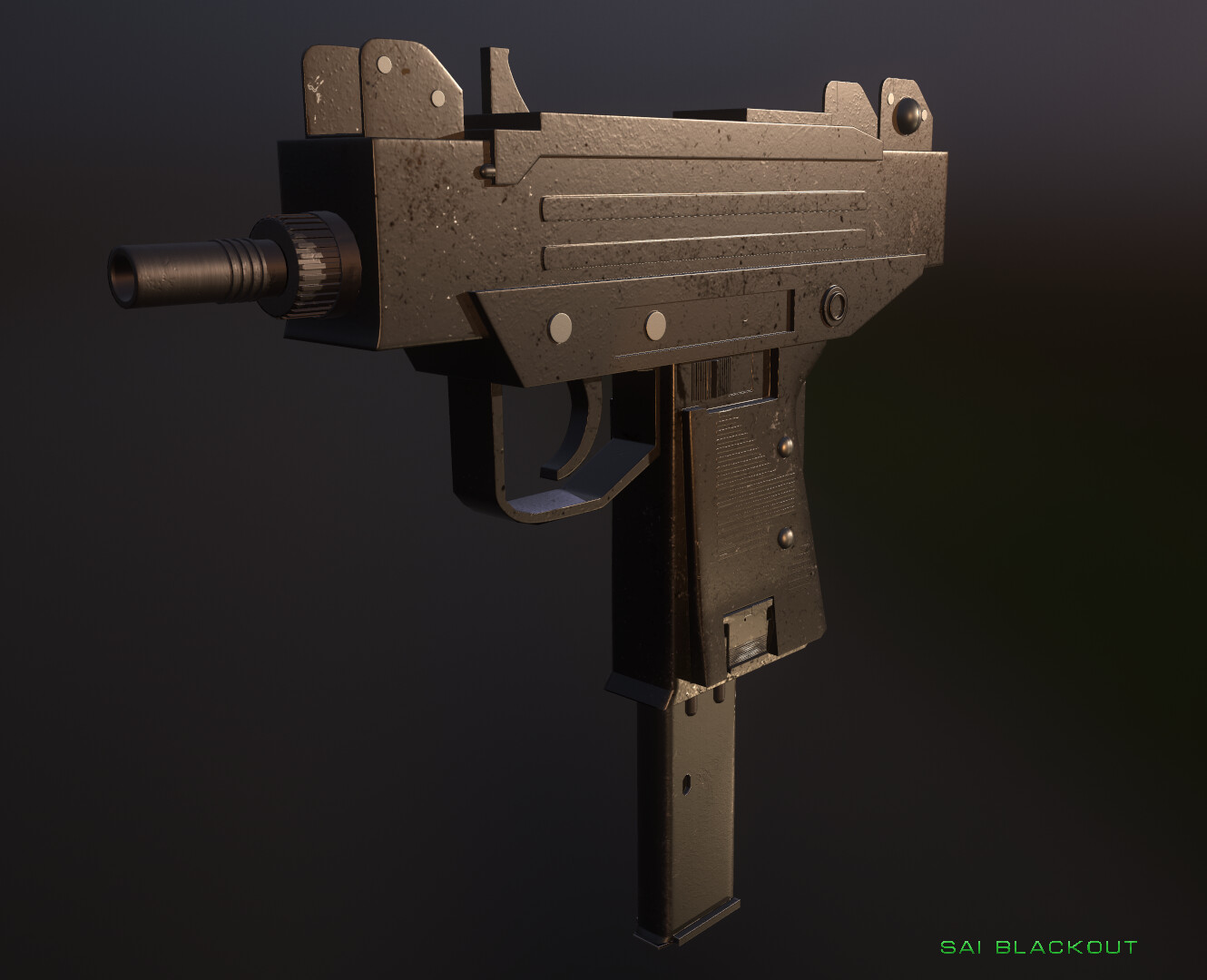 ArtStation - Uzi cannon