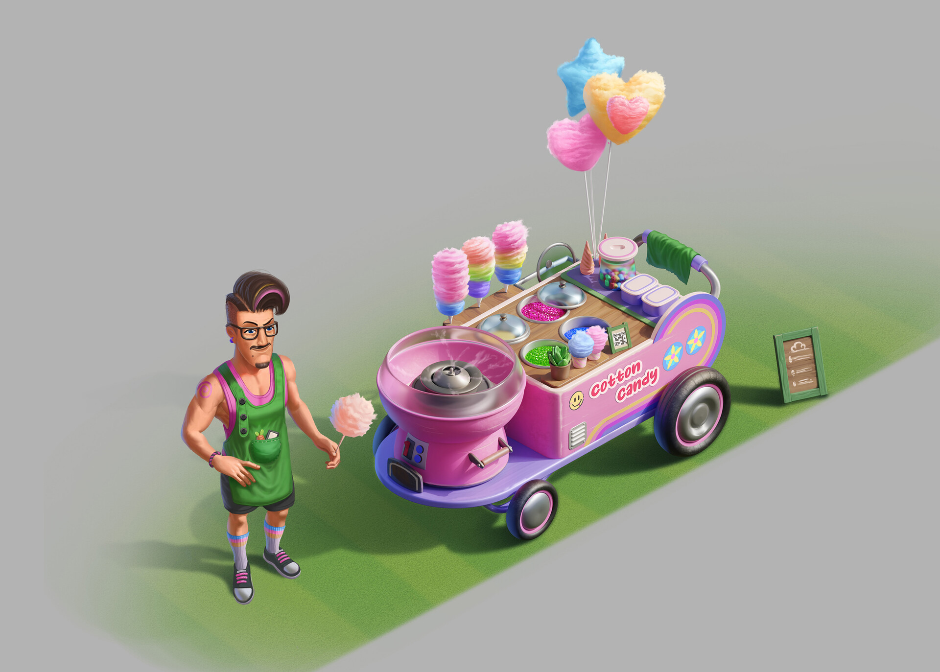 ArtStation - cotton candy