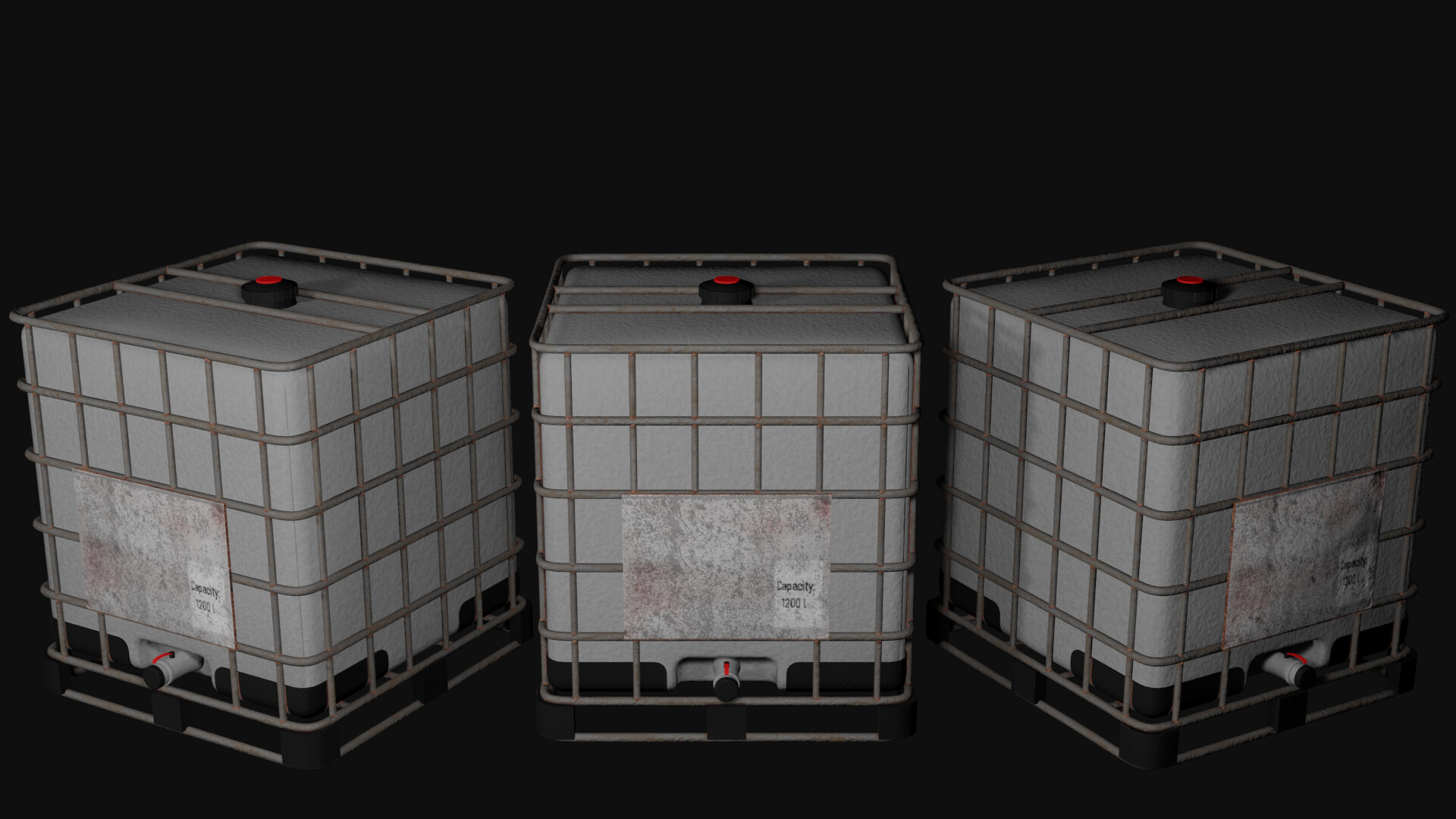 ArtStation - 1200 l water container prop