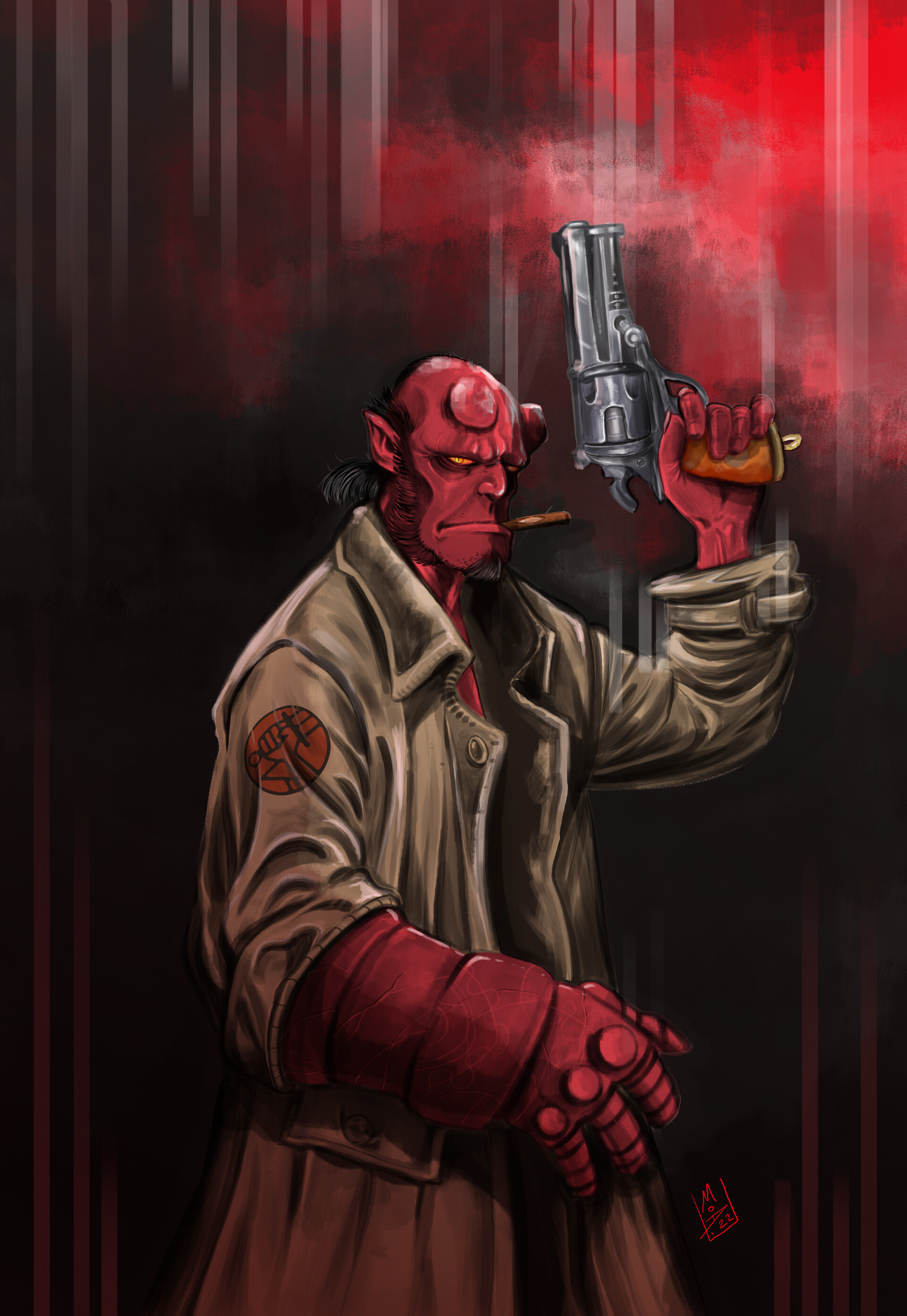 ArtStation - Hellboy Omaggio