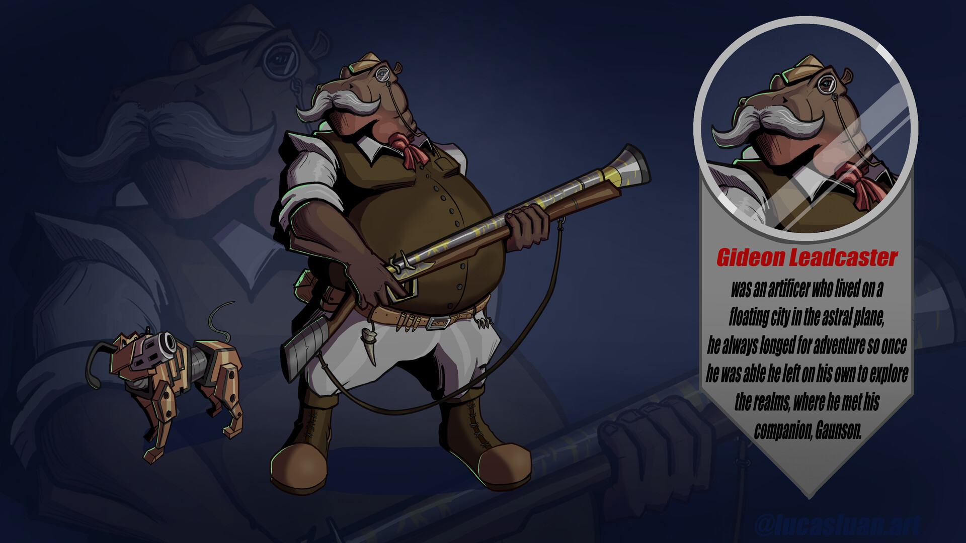 ArtStation - "Let's go hunt some dragons, my friend Gaunson!"