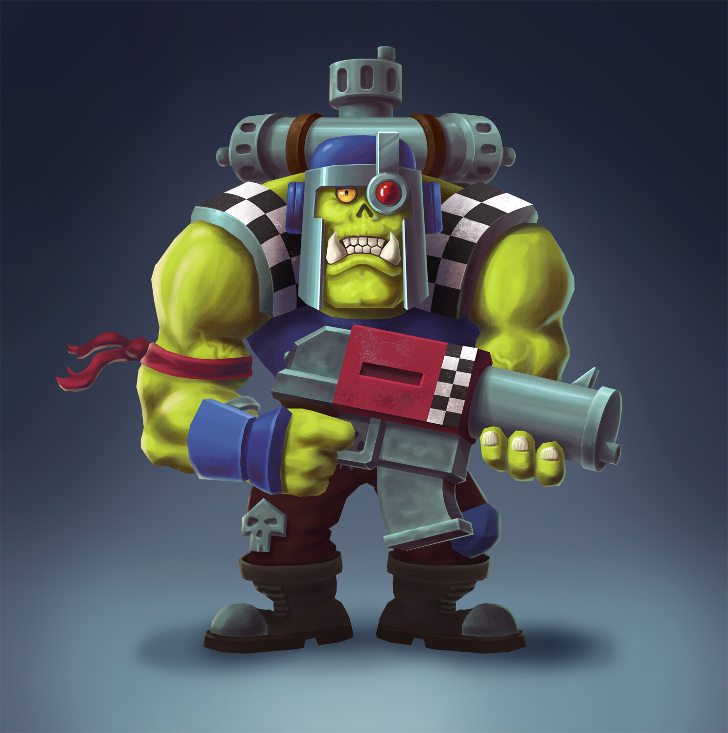 ArtStation - 40K Orc